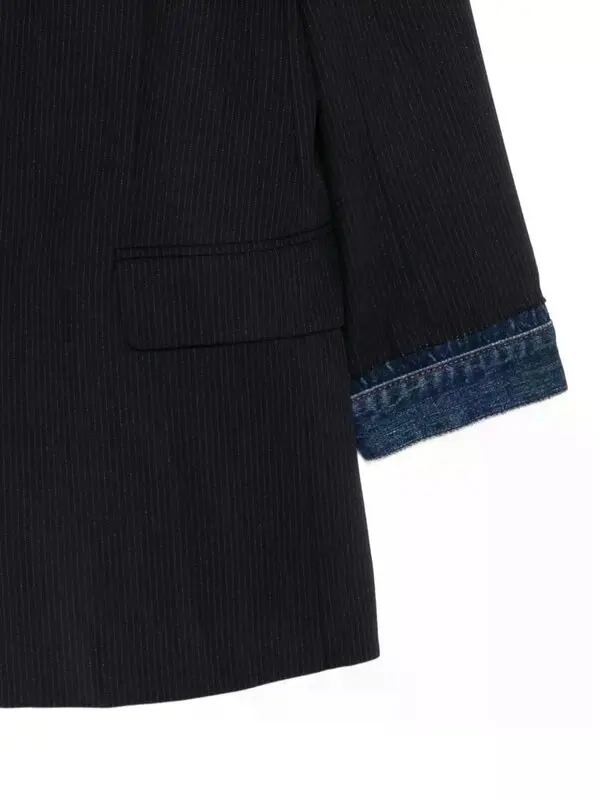 FRENKEN Devotion Pinstripe Blazer Jacket