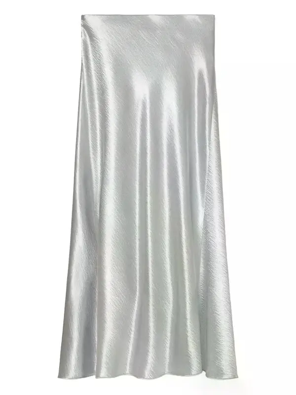Tory Burch Satin Midi Skirt