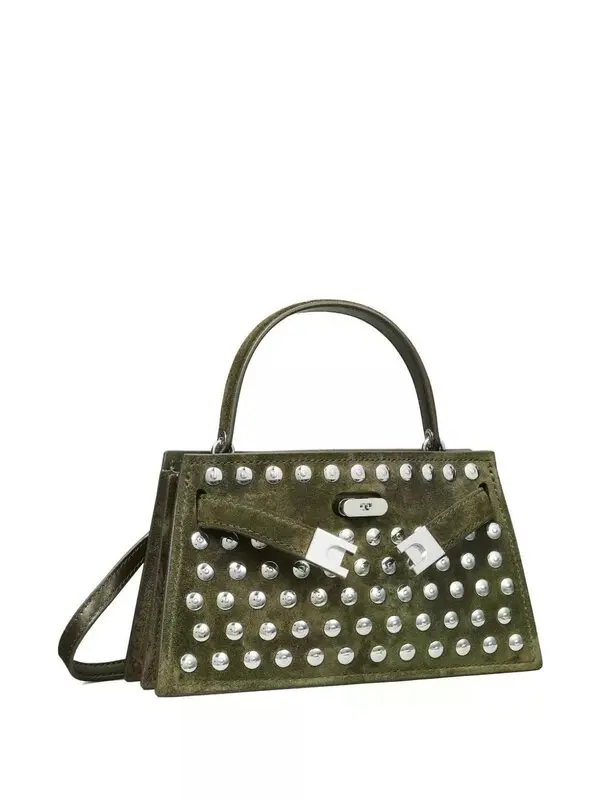 Tory Burch Mini Lee Radziwill Studded Tote Bag