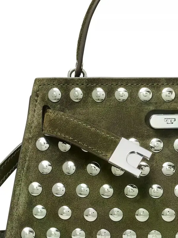 Tory Burch Mini Lee Radziwill Studded Tote Bag