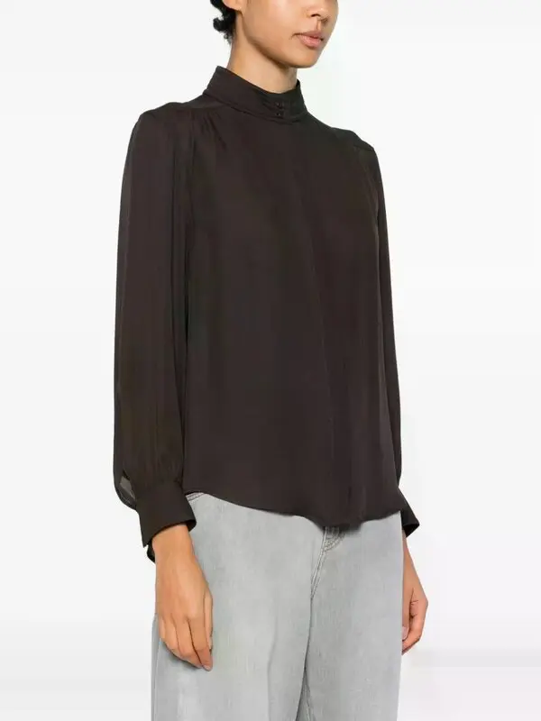 NILI LOTAN Revi Collarless Top