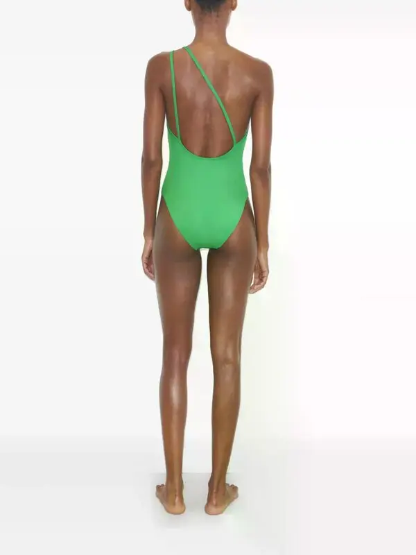 Tory Burch Embroidered One-shoulder Swimsuit