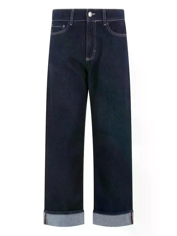 ICON DENIM LOS ANGELES Cuffed Hem Jeans