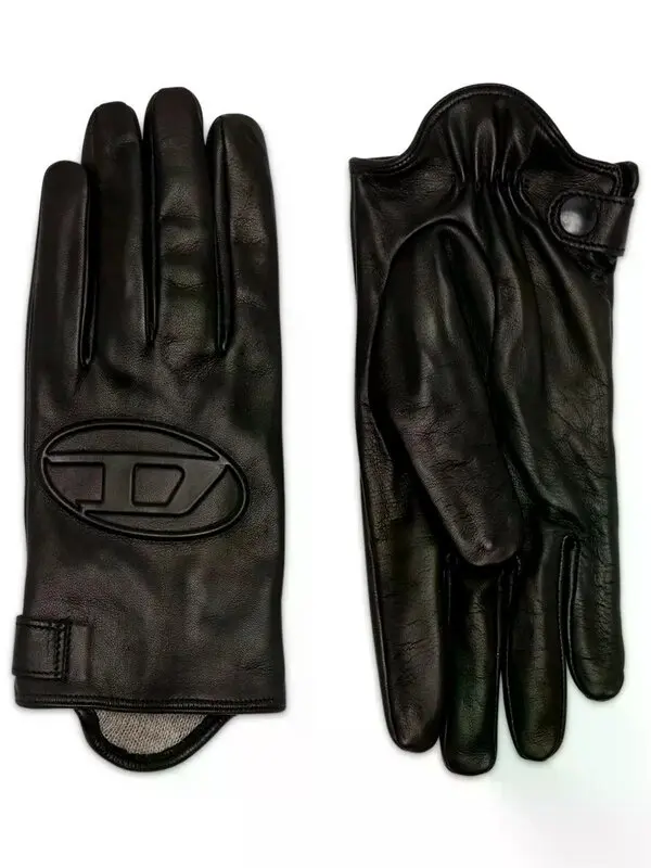 DIESEL® G-reies Leather Gloves - Black
