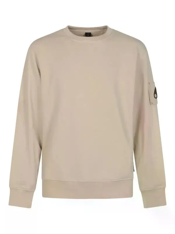 Moose Knuckles Logo-patch Sweatshirt - Neutrals