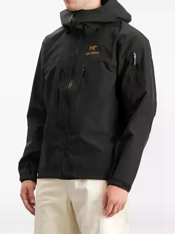 Arc'teryx Alpha Sv Hooded Zip-up Jacket - Black