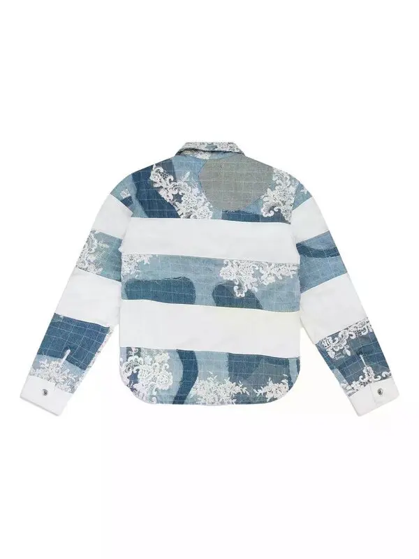 WHO DECIDES WAR Checked Polo Shirt