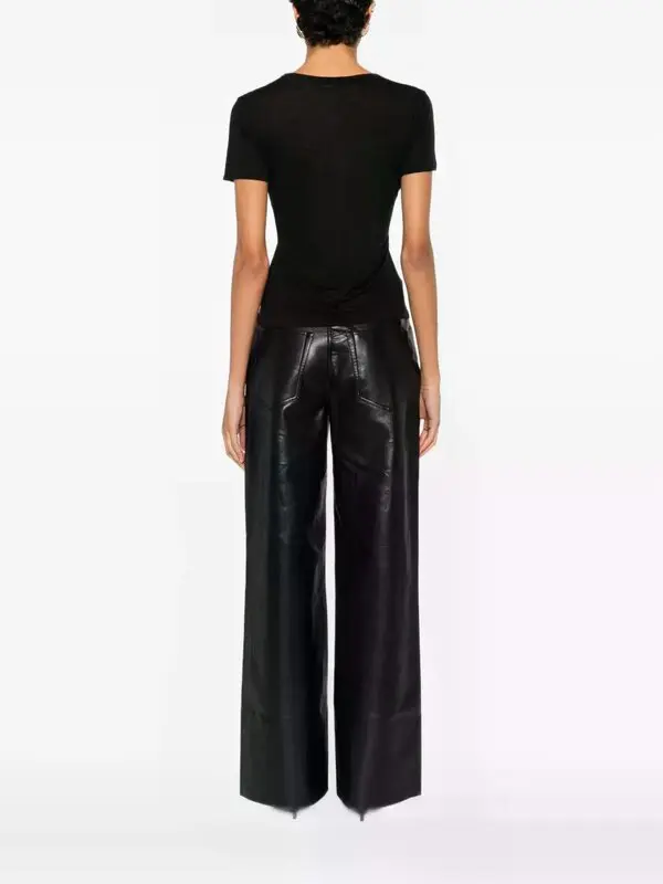ANINE BING Sylvie Crew Neck T-shirt - Black