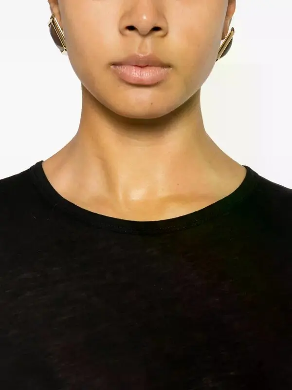 ANINE BING Sylvie Crew Neck T-shirt - Black
