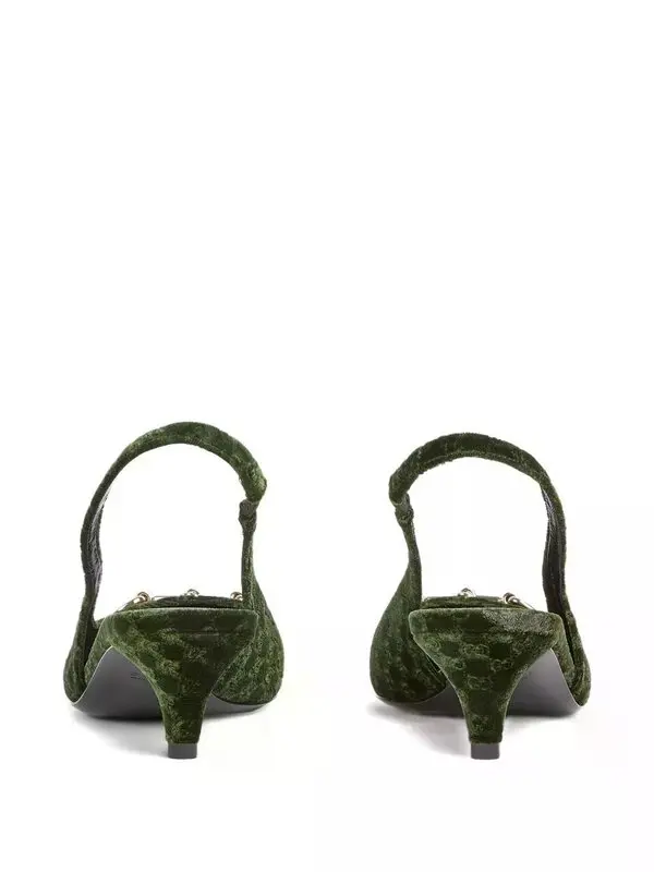 Gucci 45mm Horsebit-detail Pumps