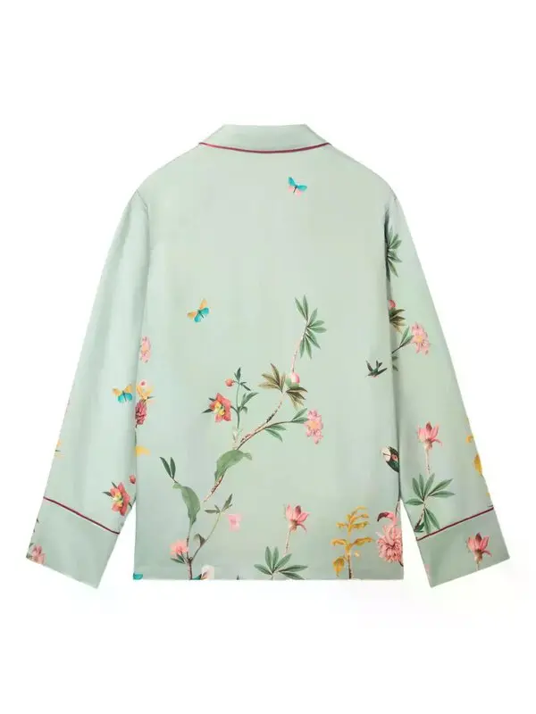 La DoubleJ Floral Panel Pyjama Shirt