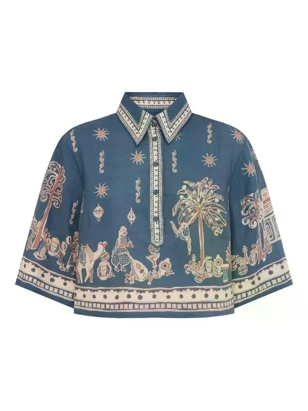ALEMAIS Acacia Top - Blue