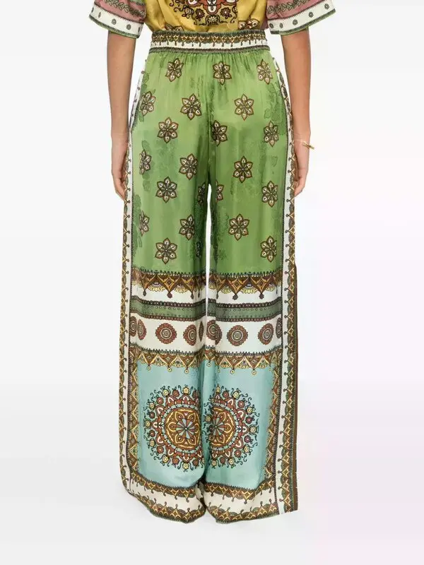ALEMAIS Floral-print Trousers