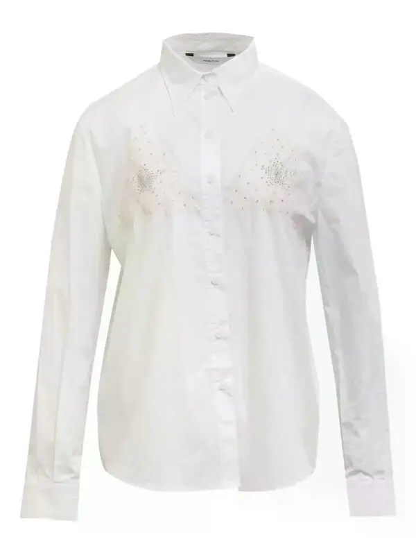 PUSHBUTTON Button-down Shirt With Bra Detailing