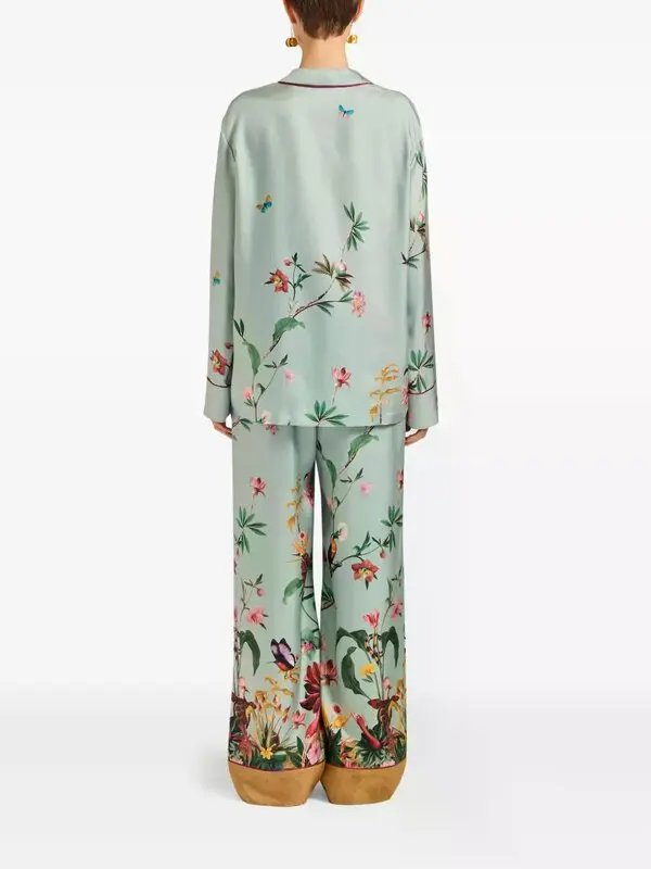 La DoubleJ Floral Pallazzo Pants
