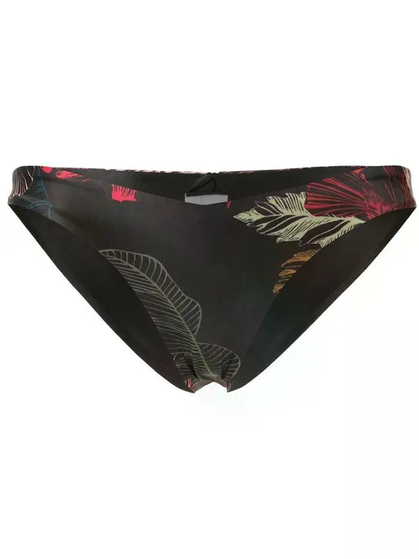 DUSKII Fleur Deep V Bikini Bottoms - Multicolour