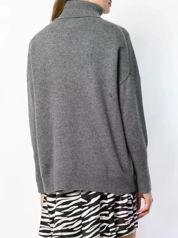 Chinti & Parker Relaxed Cashmere Polo - Grey