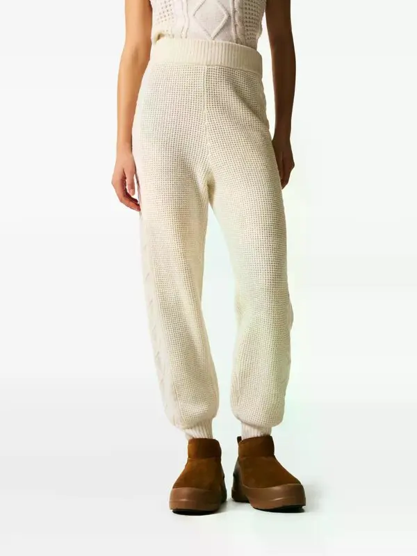 Perfect Moment Merino Wool Cable Knit Trousers