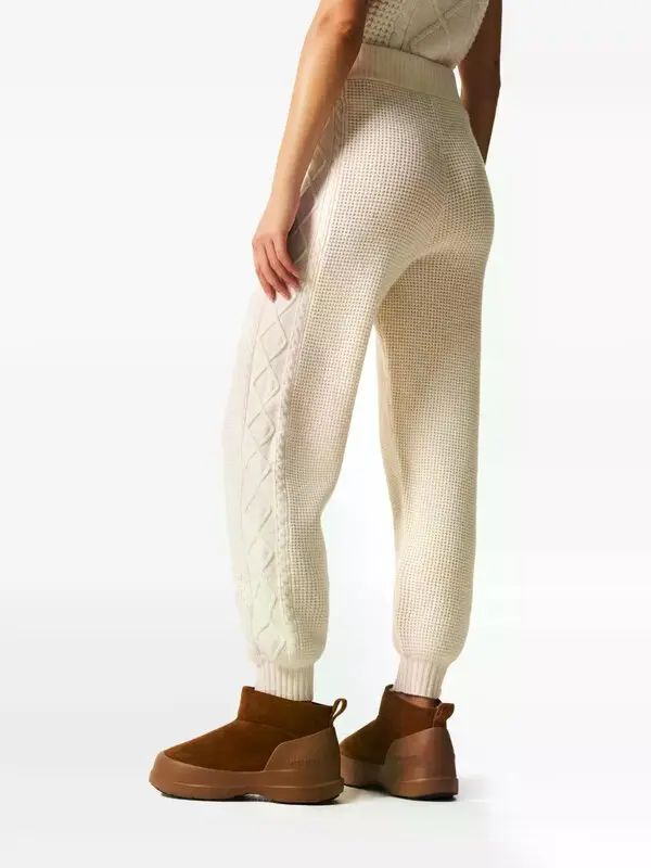 Perfect Moment Merino Wool Cable Knit Trousers