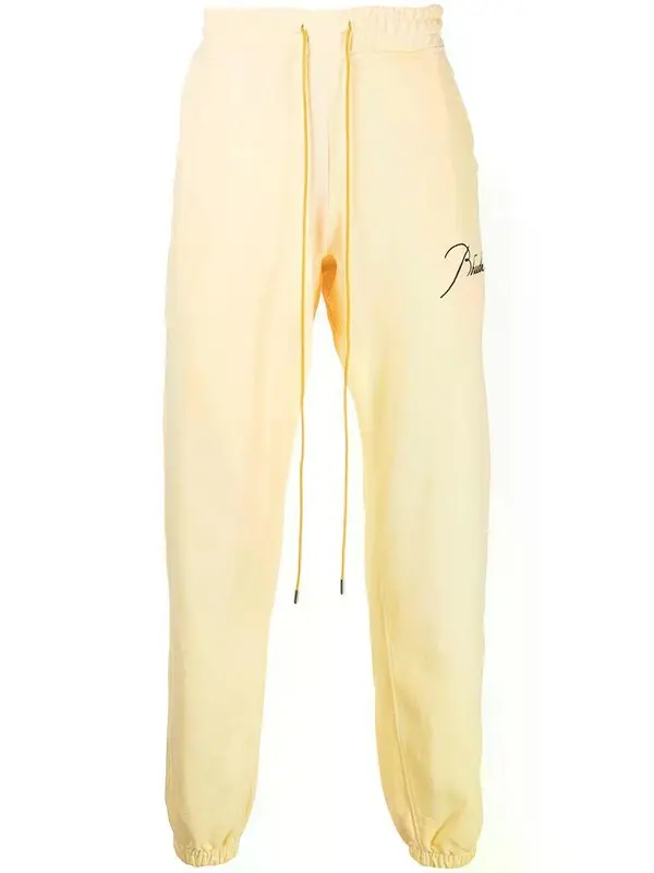 Rhude Logo-embroidered Track Trousers