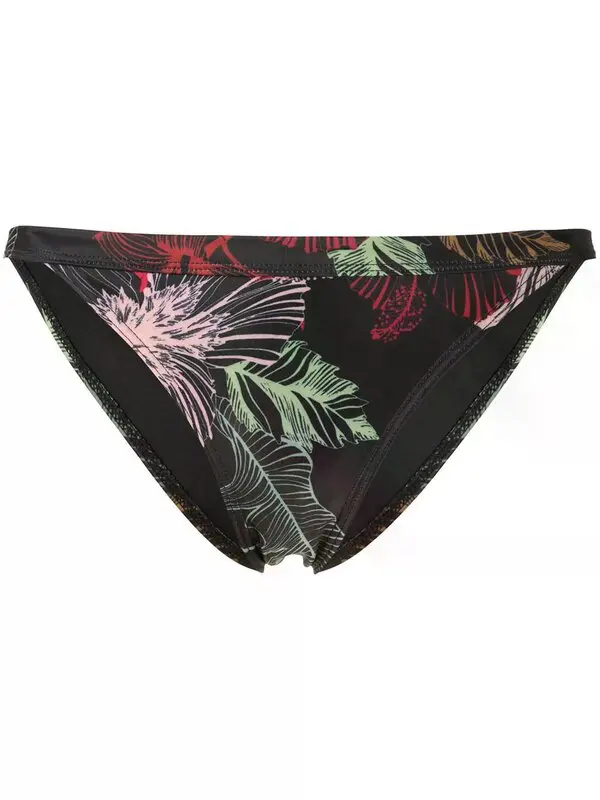 DUSKII Fleur Banded Bikini Bottoms - Black