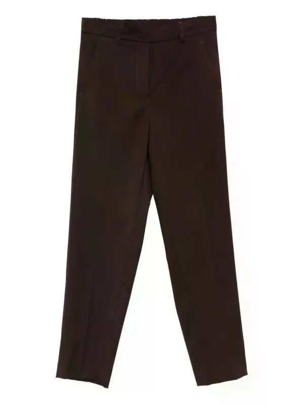 DRHOPE Tailored Pressed-crease Trousers