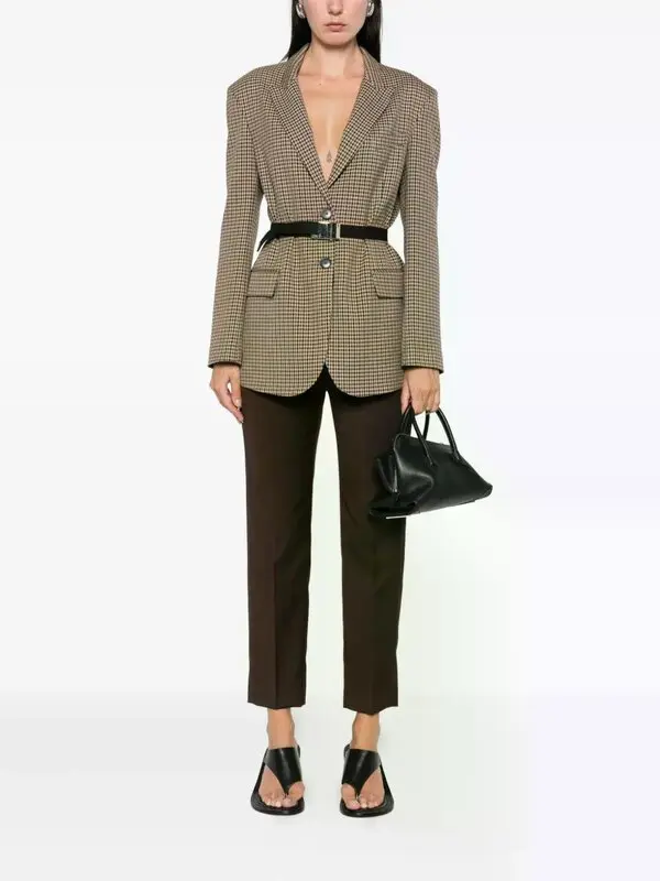 DRHOPE Tailored Pressed-crease Trousers