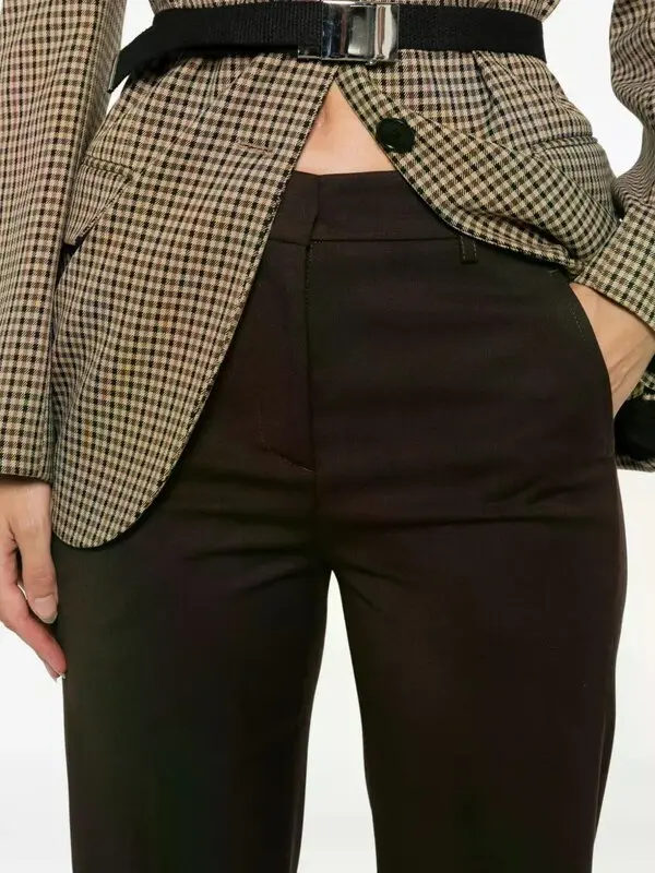 DRHOPE Tailored Pressed-crease Trousers