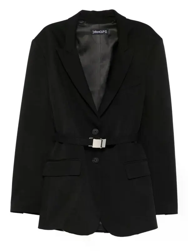 DRHOPE Belted Blazer