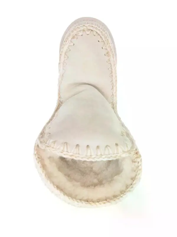 Mou 24 Suede Sheepskin Boots - Neutrals