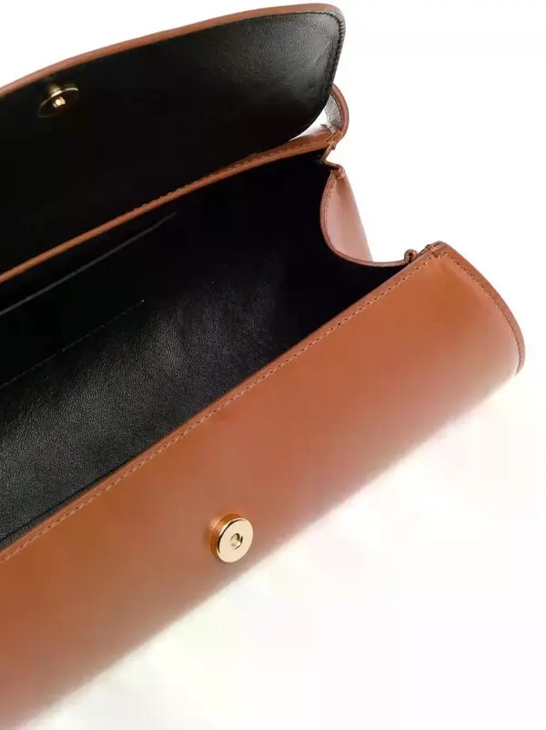 JIL SANDER Small Cannolo Shoulder Bag - Brown