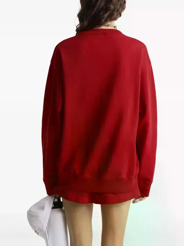 SPORTY & RICH Graphic Print Crewneck Sweatshirt