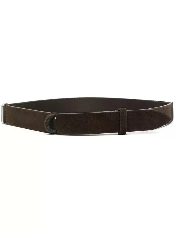 Orciani Buckle-fastening Leather Belt - Brown