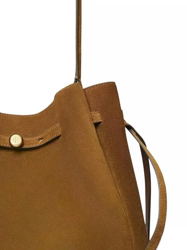 Tory Burch Large Romy Suede Shoulder Bag - Brown