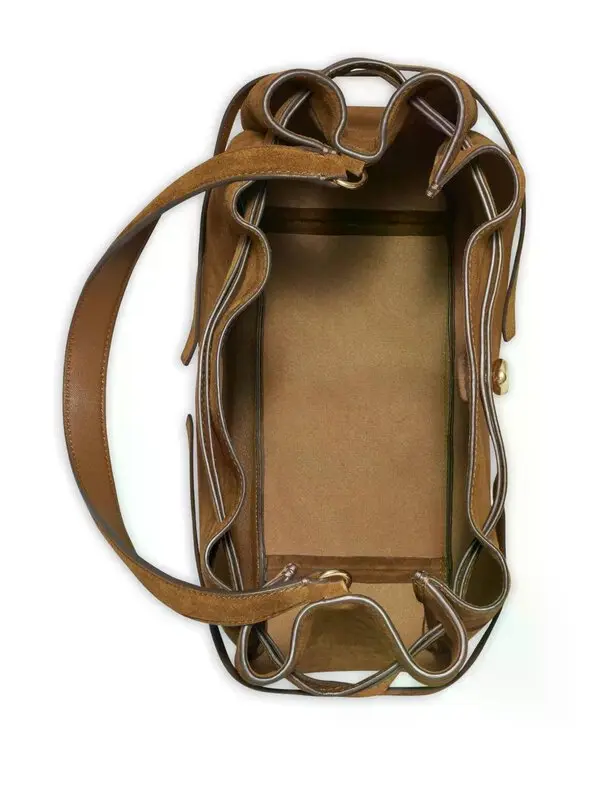 Tory Burch Large Romy Suede Shoulder Bag - Brown