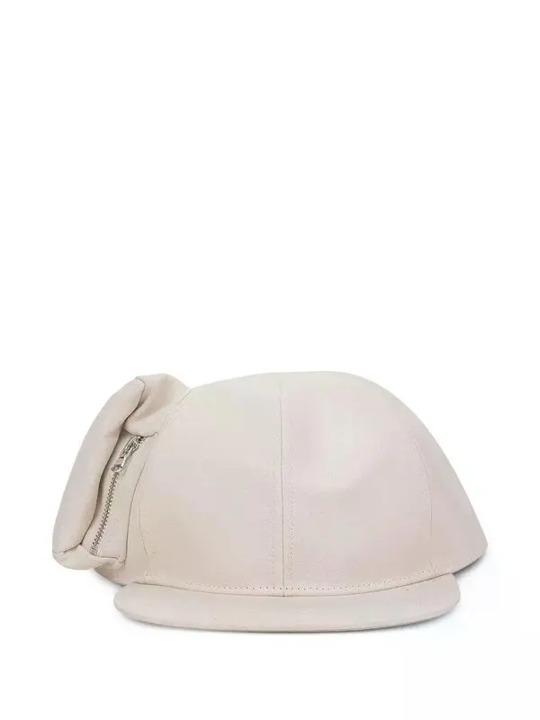 WHO DECIDES WAR Zip Detail Baseball Cap - Neutrals