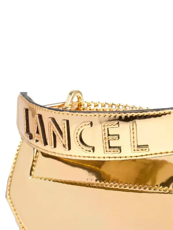 LANCEL Ninon Metallic Crossbody Bag - Gold
