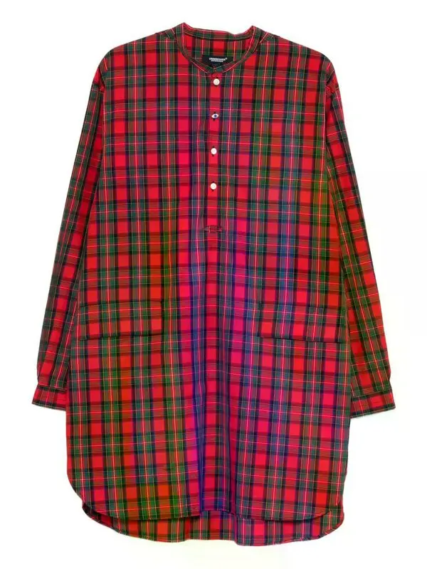 Undercover Plaid Pocket Shirt - Red