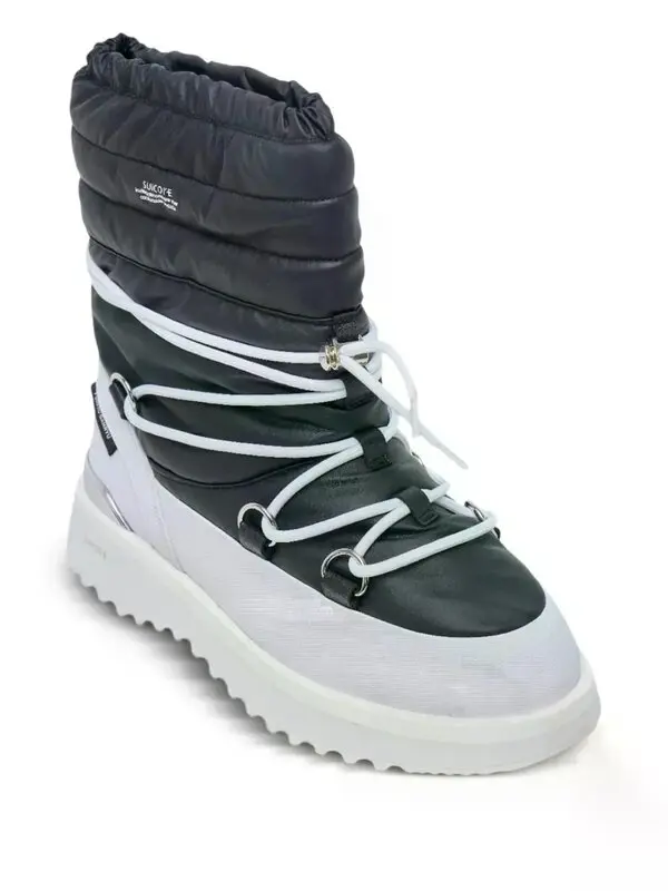FUMITO GANRYU Logo-detailing Padded Boots