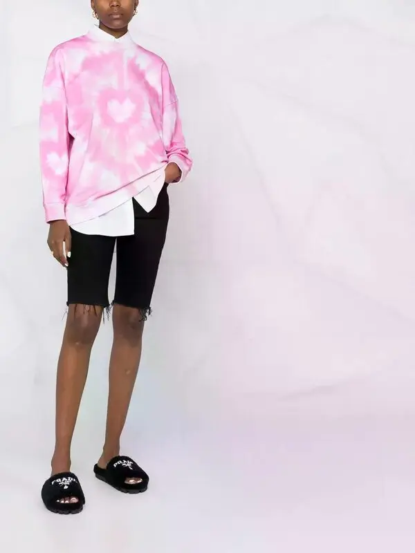Red Valentino Heart-motif Cotton Sweatshirt