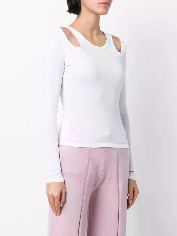 Stella McCartney Cut-out Long-sleeve Top