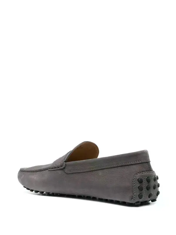 TOD'S Round-toe Loafers - Grey