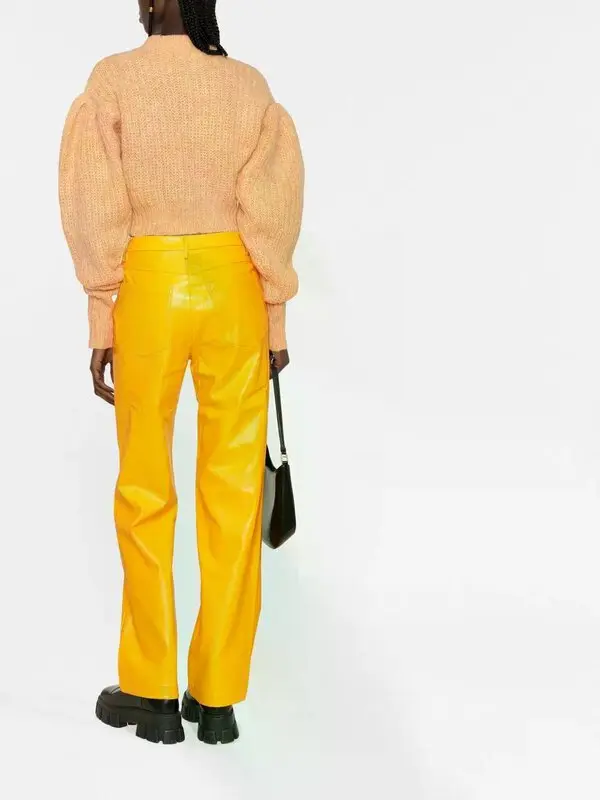 ROTATE BY BIRGER CHRISTENSEN Logo-print Chunky-knit Jumper