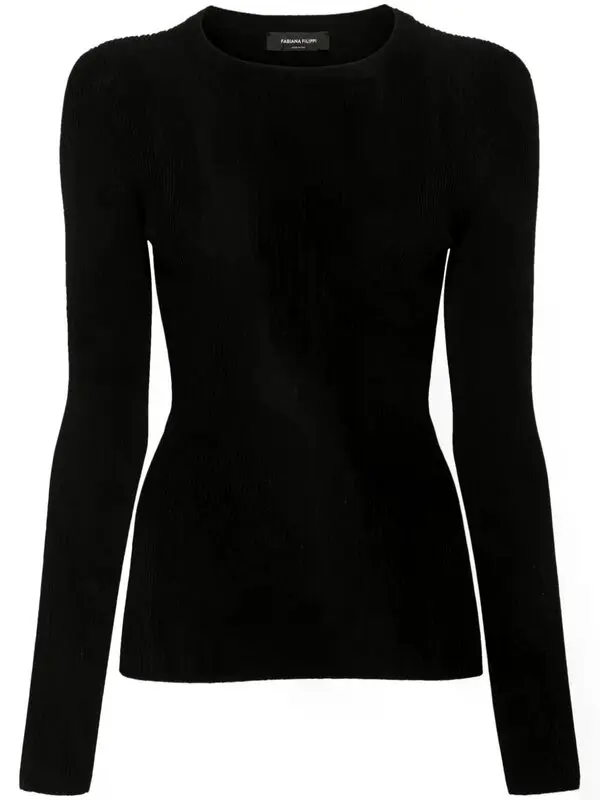Fabiana Filippi Ribbed Crew Neck Jumper