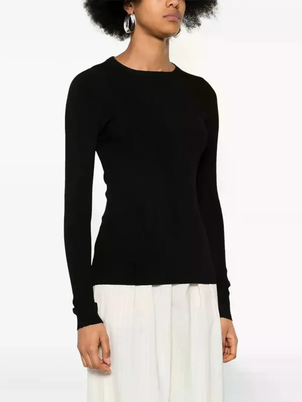 Fabiana Filippi Ribbed Crew Neck Jumper