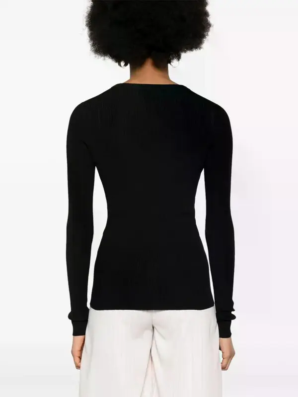 Fabiana Filippi Ribbed Crew Neck Jumper