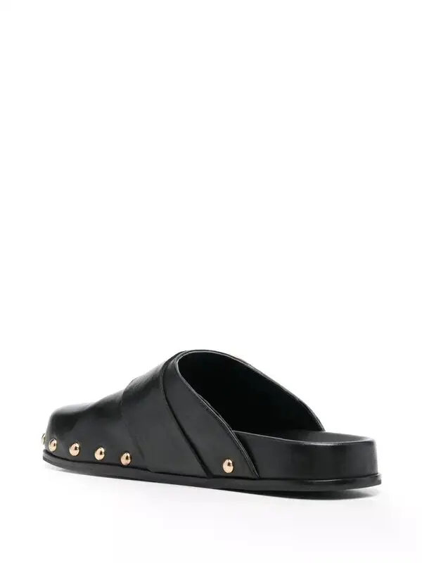TWINSET Buckle-fastened Leather Mules