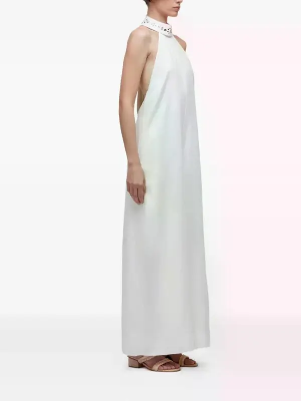 OSKLEN Crystal-embellished Halter Jumpsuit