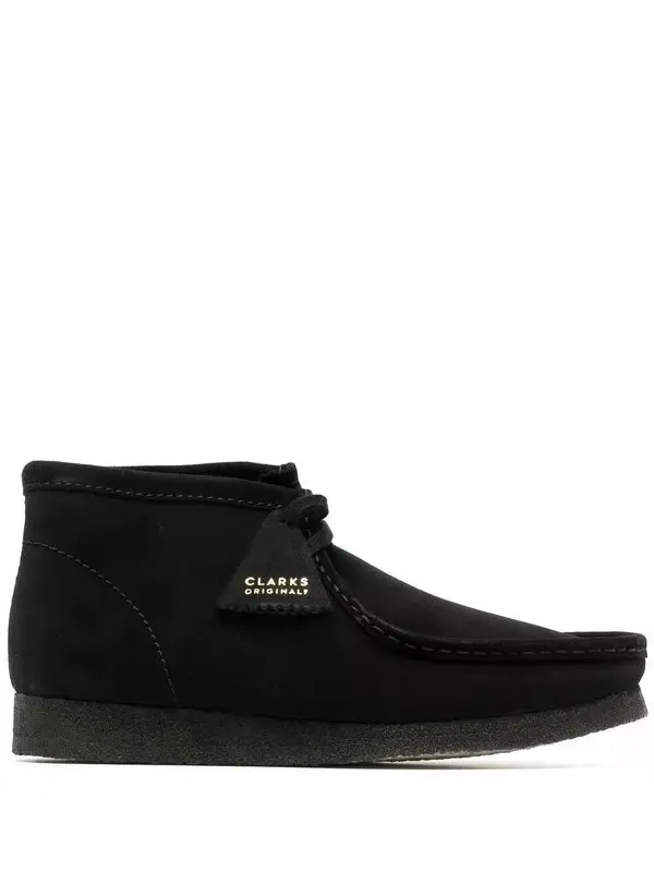 Clarks Wallabee Desert Boots - Black