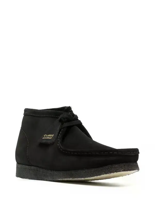Clarks Wallabee Desert Boots - Black